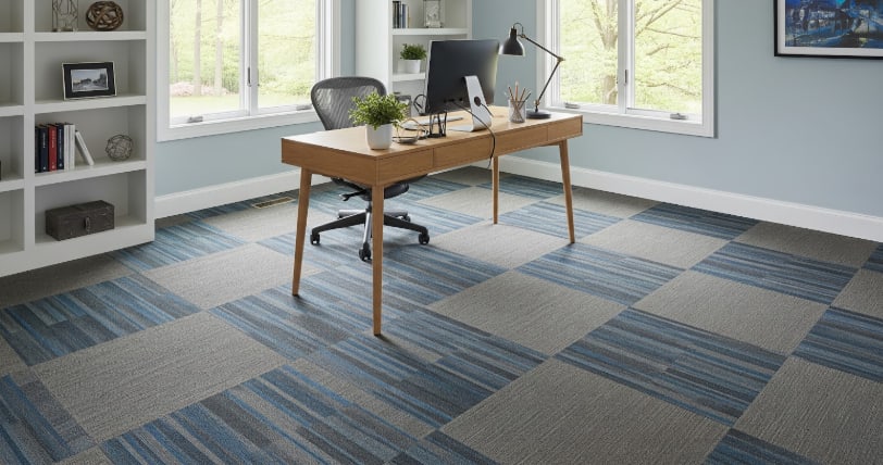 Mix-and-Match Carpet Tile Patterns to Elevate Bloomfield Hills Home Offices | Walled Lake, MI ...